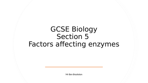 Factors effecting enzymes - GCSE Biology | Teaching Resources