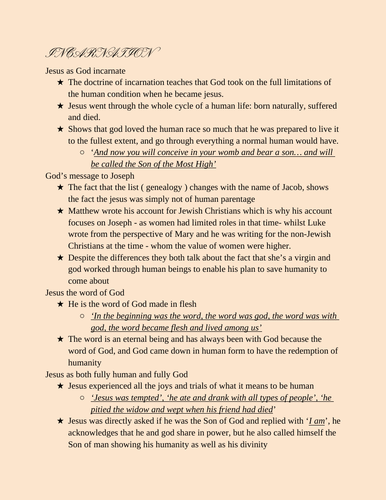 RE Catholic Christianity, Studies B | Teaching Resources