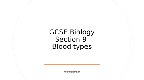 Blood types - GCSE Biology | Teaching Resources