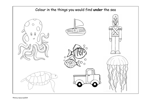 UNDER THE SEA TOPIC RESOURCES EYFS KS1 | Teaching Resources