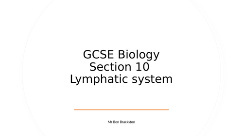 Lymph system - GCSE Biology | Teaching Resources