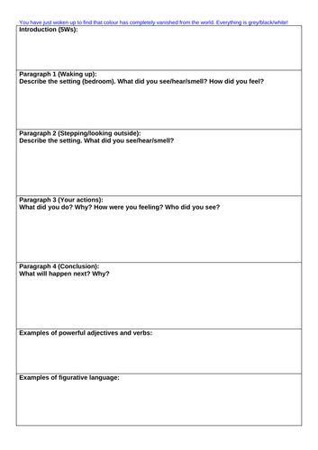 The Day the Crayons Quit Literacy Planning - 2 weeks | Teaching Resources