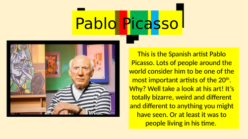 Pablo Picasso art lesson | Teaching Resources