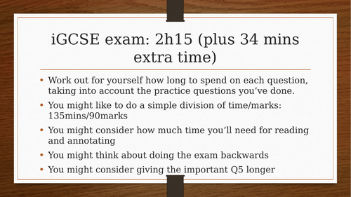 iGCSE Q5 comparison Passage to Africa revision | Teaching Resources