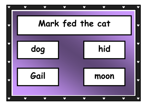 LETTERS AND SOUNDS PHASE 3 ~ SENTENCE SUBSTITUTION AND BURIED TREASURE ...