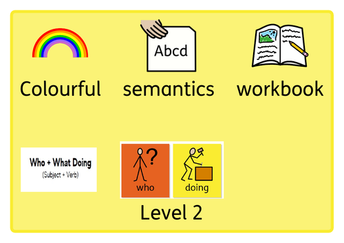 English: Colourful semantics - Level 2 | Teaching Resources