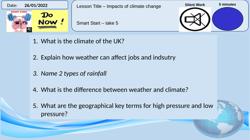 Impacts of Climate Change | Teaching Resources