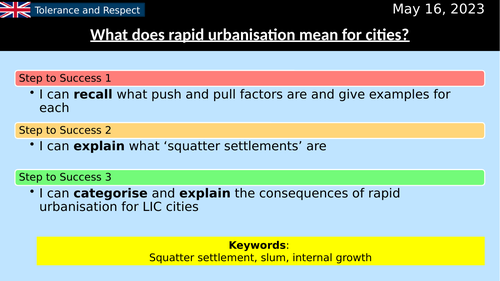 What does rapid urbanisation mean for cities? | Teaching Resources