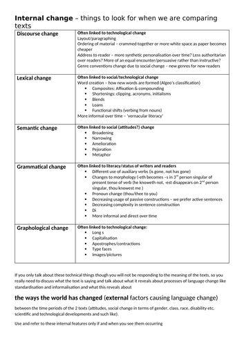 OCR A Level English Language Revision Paper 2 Section C - Language ...