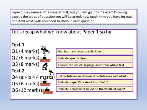 Edexcel English Language 2.0 Paper 1 Q6 | Teaching Resources