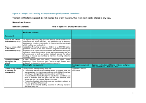 NPQSL project final submission and feedback from NPQSL | Teaching Resources NPQSL project final submission and feedback from NPQSL | Teaching Resources