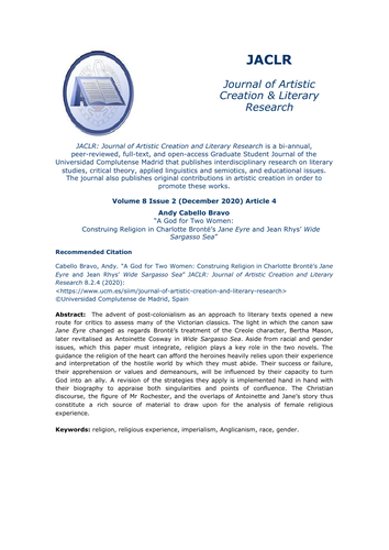 Wide Sargasso Sea Context, Critics and Exam papers | Teaching Resources