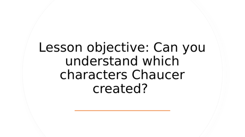 The Canterbury Tales Chaucer KS3 | Teaching Resources