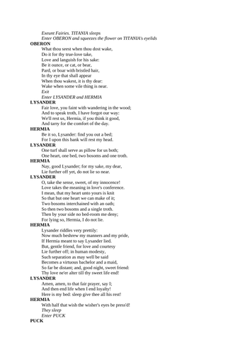 Exploring Hermia's Character - A Midsummer Night's Dream | Teaching ...