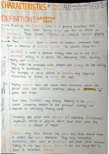 ICD Handwritten notes - Abnormal/Clinical Psychology - Cambridge A ...