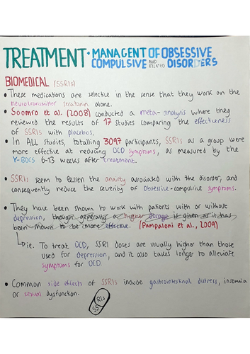 OCD Handwritten notes - Abnormal/Clinical Psychology - A Level ...