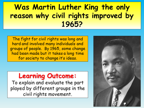 Martin Luther King + Civil Rights | Teaching Resources