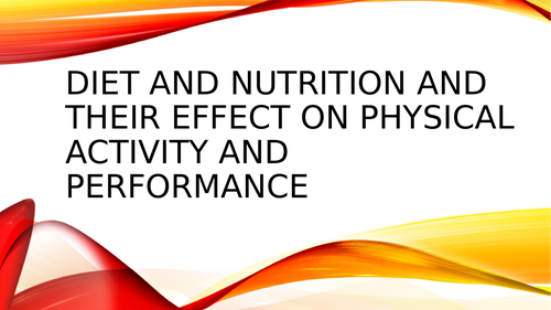 A Level Diet and Nutrition | Teaching Resources
