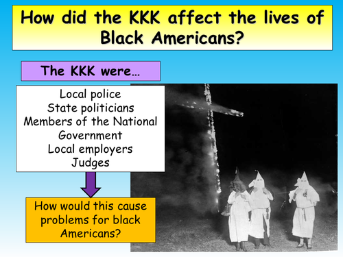 Ku Klux Klan - KKK | Teaching Resources