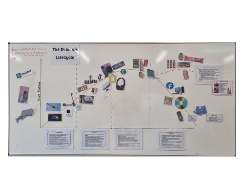 Business Studies Display - Product Life Cycle | Teaching Resources