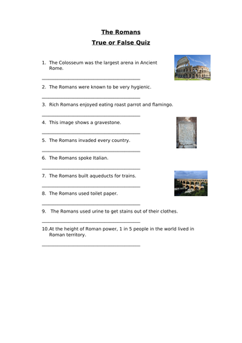 Romans unit pack- Lower Key Stage 2 | Teaching Resources