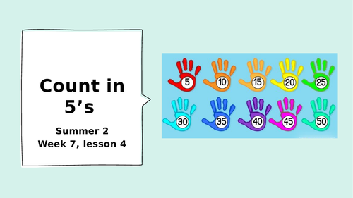 Counting in 5's | Teaching Resources