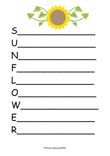 SAM PLANTS A SUNFLOWER TEACHING RESOURCES FOR STORY ~ EYFS KS1 LITERACY ...