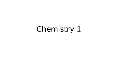 Igcse Edexcel Paper 1 Chemistry Revision Teaching Resources