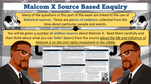 Malcom X Black Power Movement - Civil Rights - USA Conflict Home ...