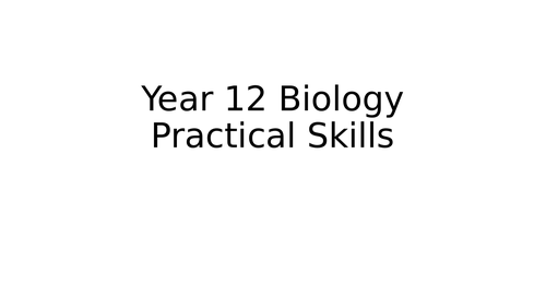 Advice for A Level Biology Practical Exam | Teaching Resources