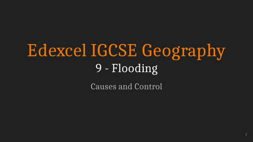 Edexcel IGCSE Geography Presentations Chapter 1 - River Environments | Teaching Resources