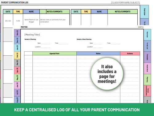 Ultimate Editable Teacher Planner | Microsoft Excel | 2025 / 2026 ...