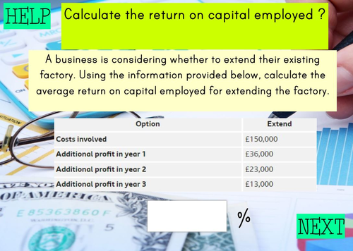 Business Studies: Finance Formulas | Teaching Resources