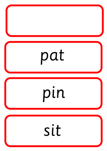 Phonics Little Wandle Rapid Catch Up Phase 2 Word Cards | Teaching ...