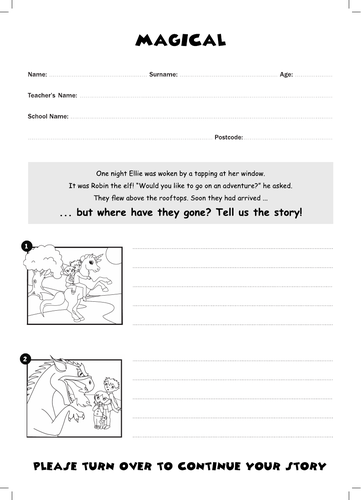 My First Story Writing Activity & Templates for 4-7 Year-Olds ...