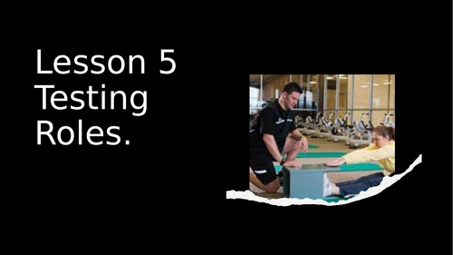 Unit 5 - Fitness Testing BTEC Sport L3 | Teaching Resources