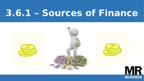 Sources of Finance - Finance | Teaching Resources