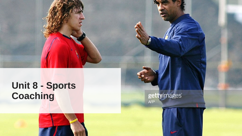 Unit 8 Sports Coaching | Teaching Resources