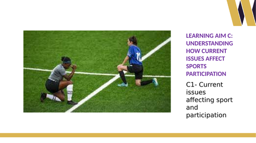 Unit 31 - Current Issues in Sport, BTEC Level 3 Sport. | Teaching Resources