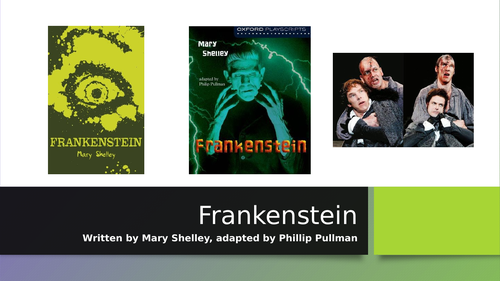 Frankenstein Philip Pullman Drama Play Unit | Teaching Resources