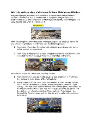 Pilgrimage | Teaching Resources