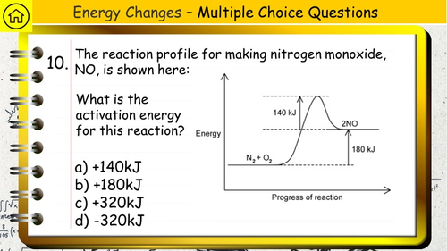 Chemistry Paper 1 Revision MCQs & Long Answer Questions AQA GCSE ...