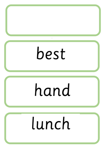 Phonics Rapidly Catch Up Phase 4 Word Cards | Teaching Resources