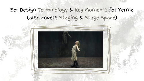 Live Theatre Teaching Pack for Yerma (GCSE/ A LEVEL DRAMA) | Teaching ...