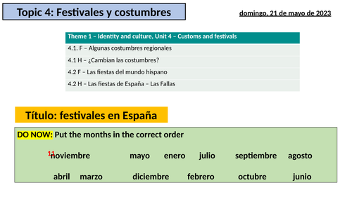 Spanish Festivals | Teaching Resources