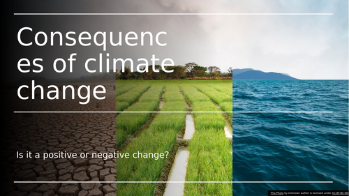 Impacts of climate change complete lessons | Teaching Resources
