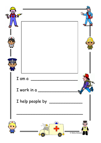 PEOPLE WHO HELP US RESOURCE TOPIC KS1 EYFS | Teaching Resources