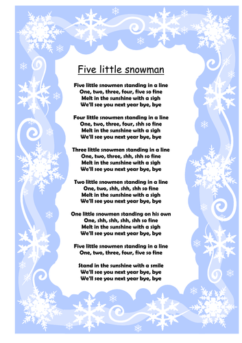CHRISTMAS RHYMES SONGS RESOURCES KS1 EYFS | Teaching Resources