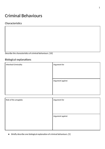 Component 3 Revision Workbook | Teaching Resources