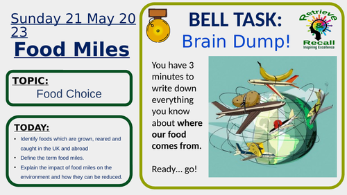 Food Miles | Teaching Resources